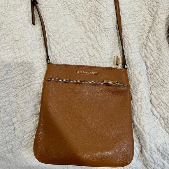 Bags | Michael Kors Leather Cross Body Bag | Poshmark